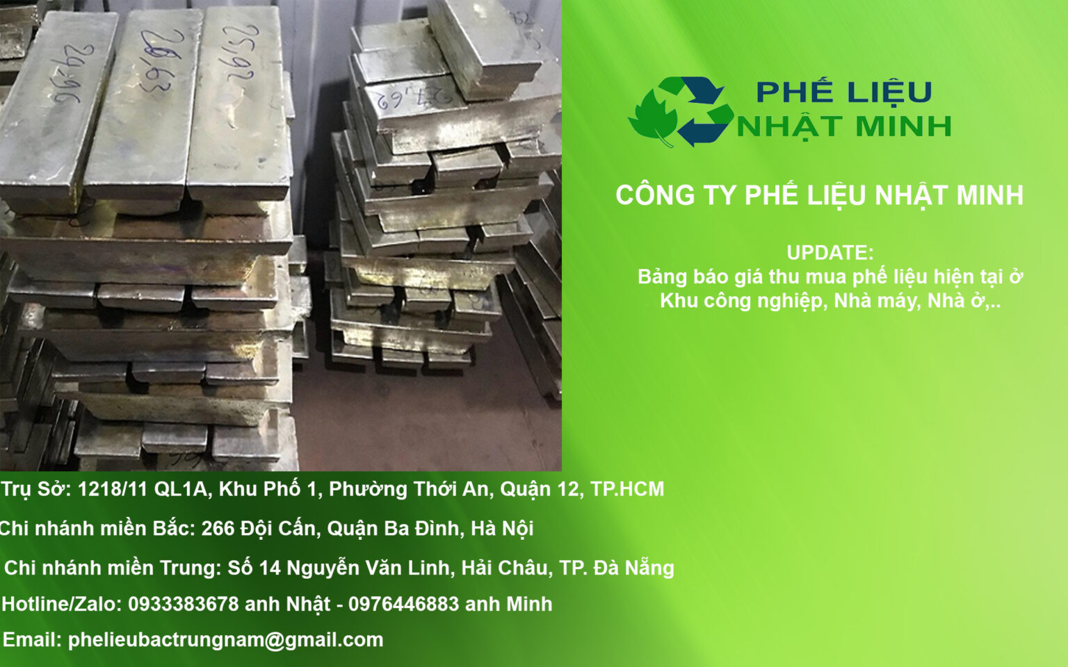 Đại Lý Thu Mua Phế Liệu Khu Công Nghiệp Cầu Cảng Phước Đông - 🏆Công Ty ...